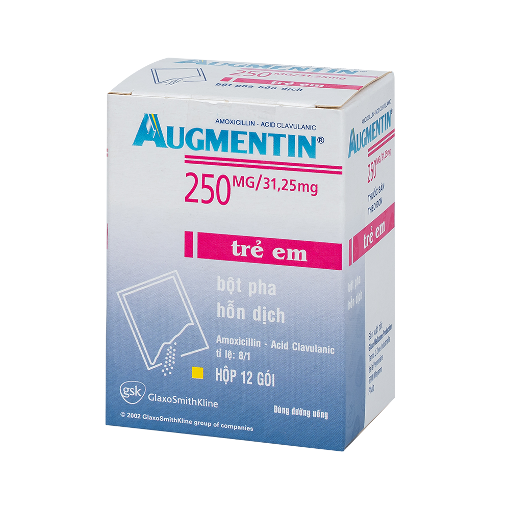 AUGMENTIN 250MG/31.25MG H/12GÓI GSK | CEVPharma GHCH Kim cương - Vimedimex